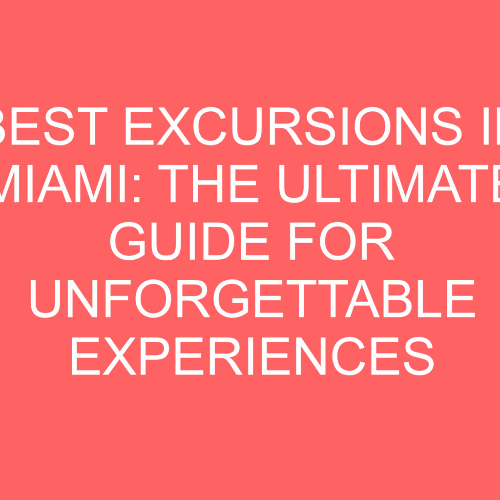 Scarface Filming Locations and Scarface Attractions in Miami